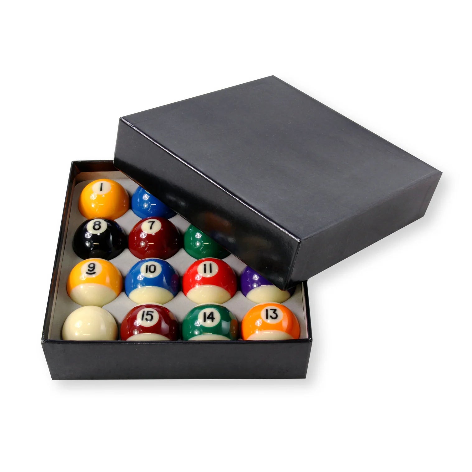 PREMIUM GRADE 2" Inch (50.8mm) Spots and Stripes English Pool Balls ...